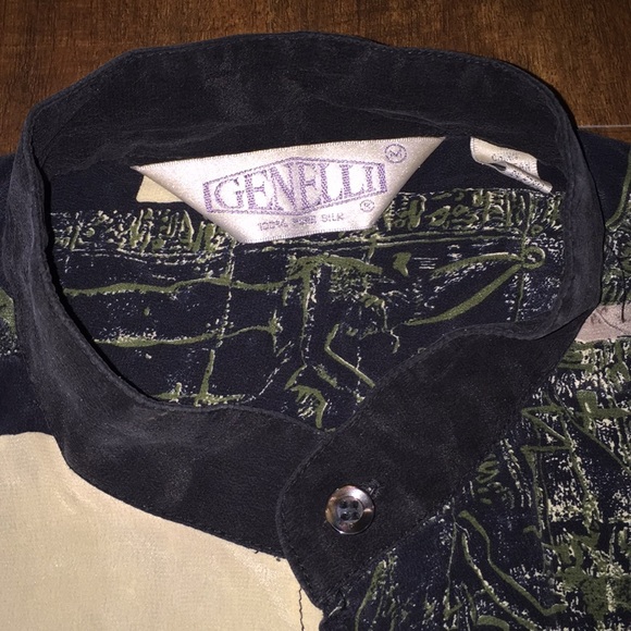 genelli | Shirts | Genelli 0 Silk Mens Fashion Buttondown | Poshmark